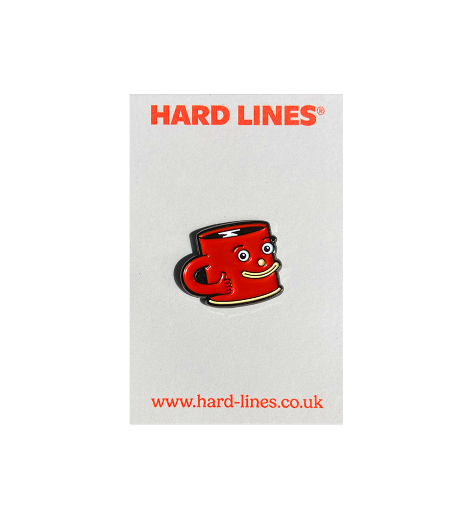 Cuppy Pin Hard Lines Coffee